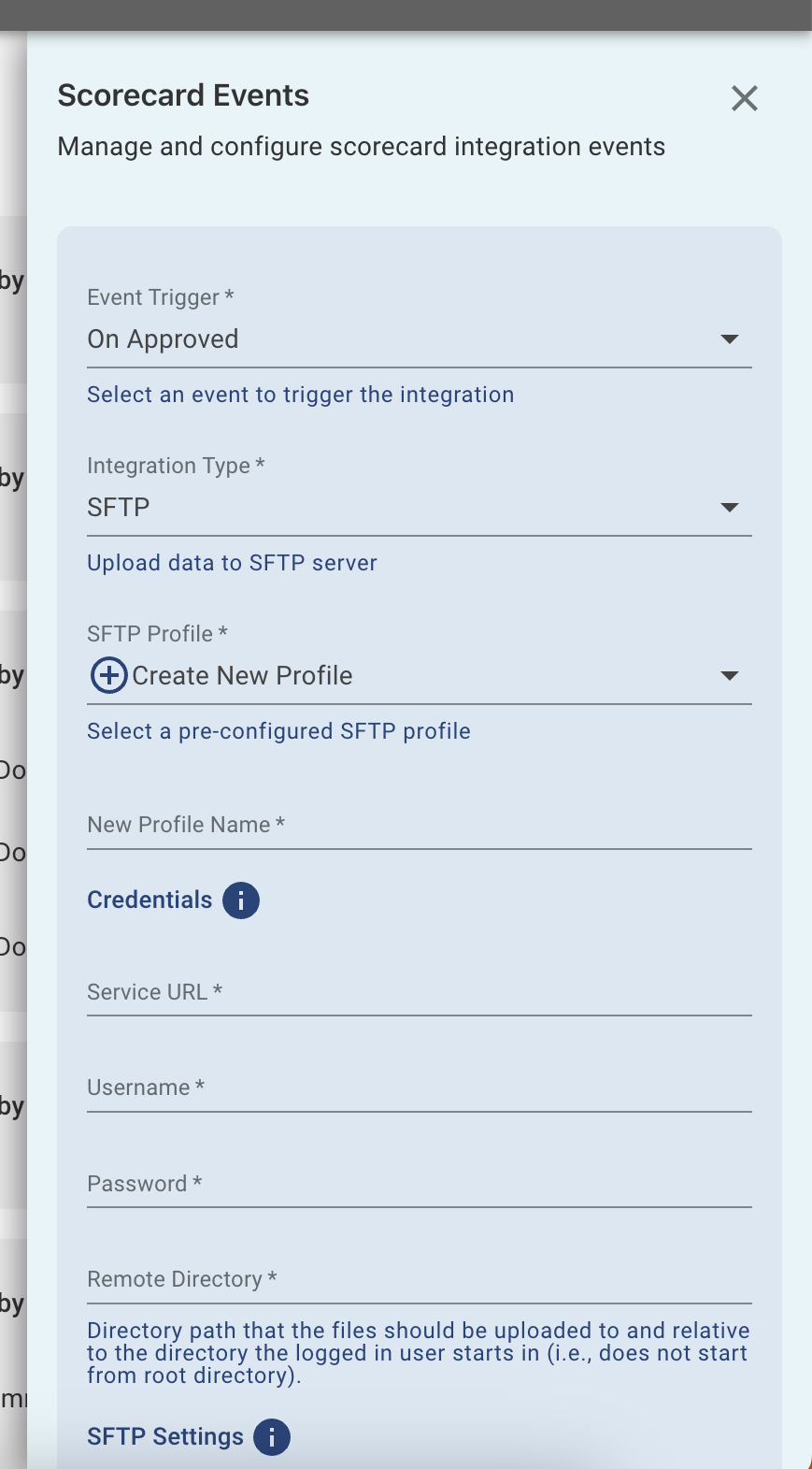 Set-Up Integration Events for Scorecards – ScanX Help Center